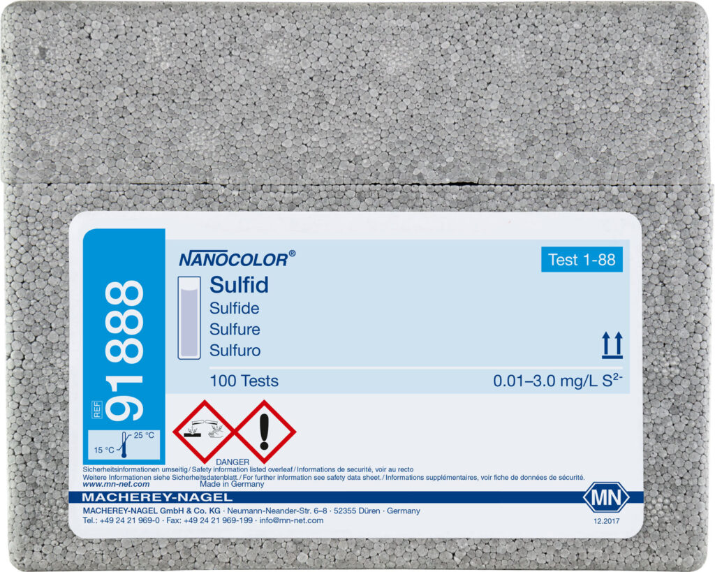 NANOCOLOR® Sulphide Standard Test | Vendart Diagnostics