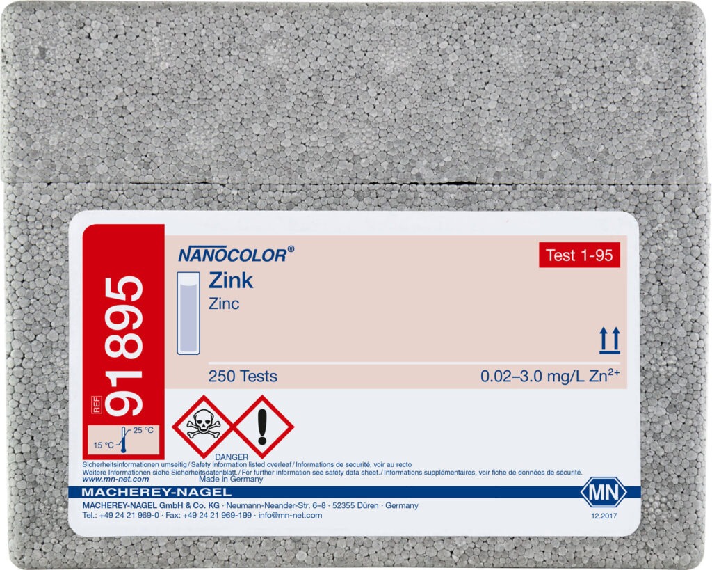 NANOCOLOR® Zinc Standard Test | Vendart Diagnostics