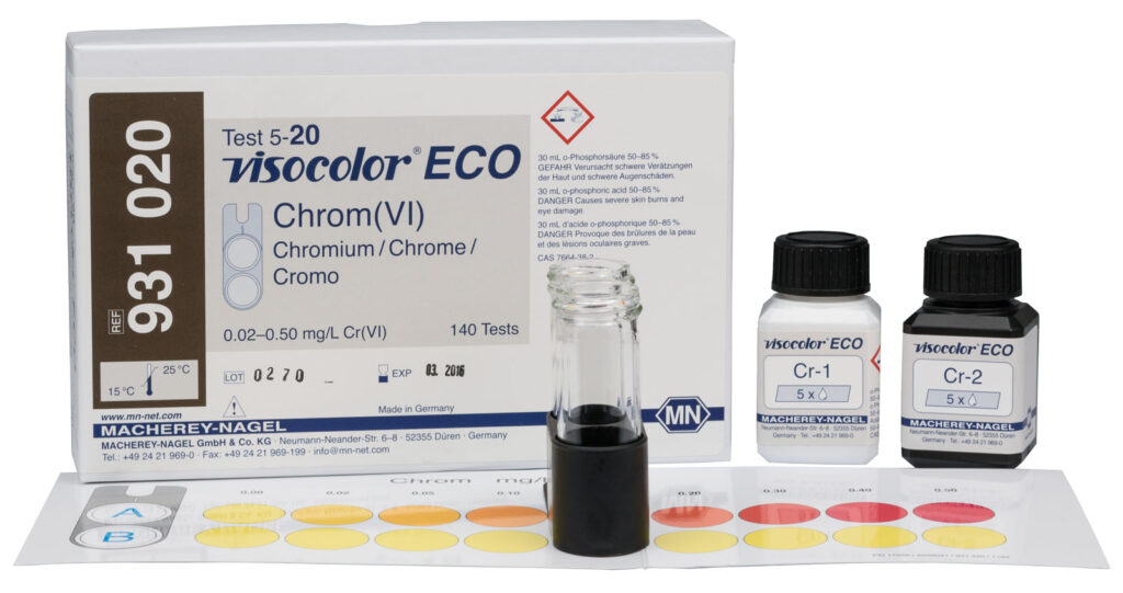 VISOCOLOR® ECO Chromium Test Kit | Vendart Diagnostics