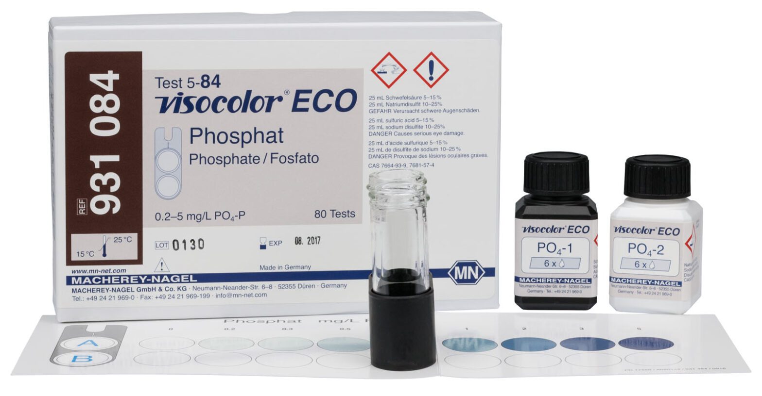 VISOCOLOR® ECO Phosphate Test Kit | Vendart Diagnostics