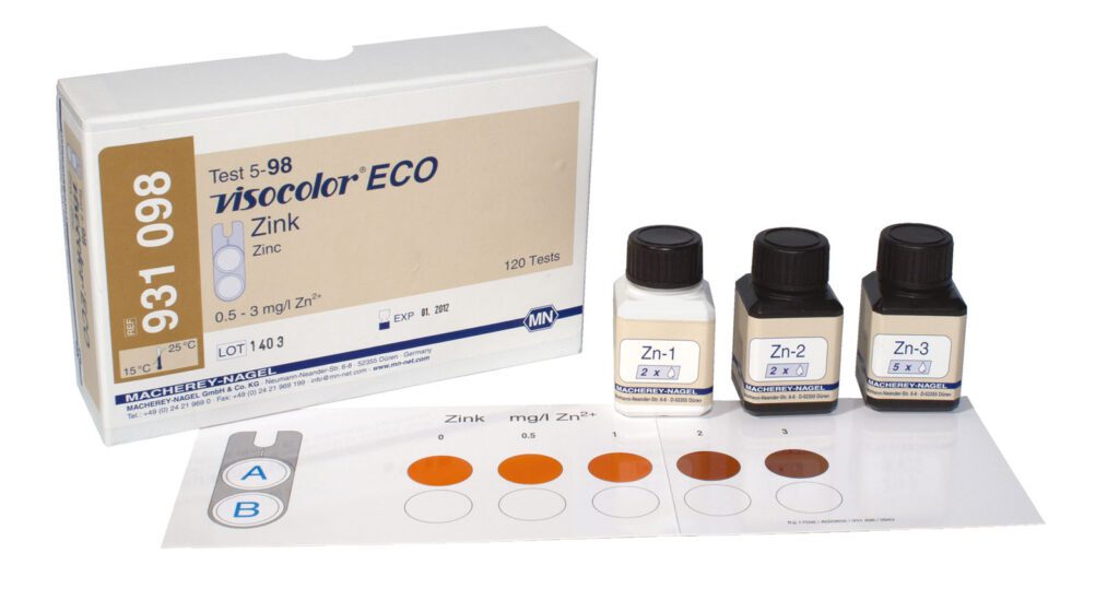 VISOCOLOR® ECO Zinc Test Kit | Vendart Diagnostics