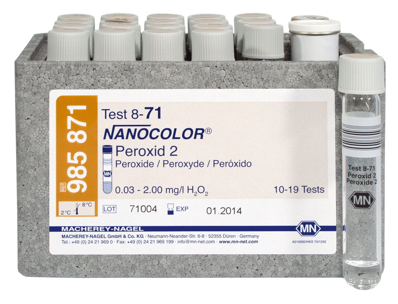 NANOCOLOR® Peroxide Tube Test | Vendart Diagnostics
